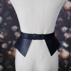 Culte du Cuir | Accessories | Gotham Belt In Matte Black Leather | Poshmark